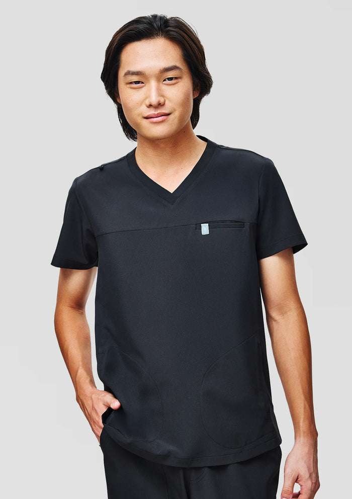 3-Pocket MoveTech® Scrub Top Core+ - Men / So Black