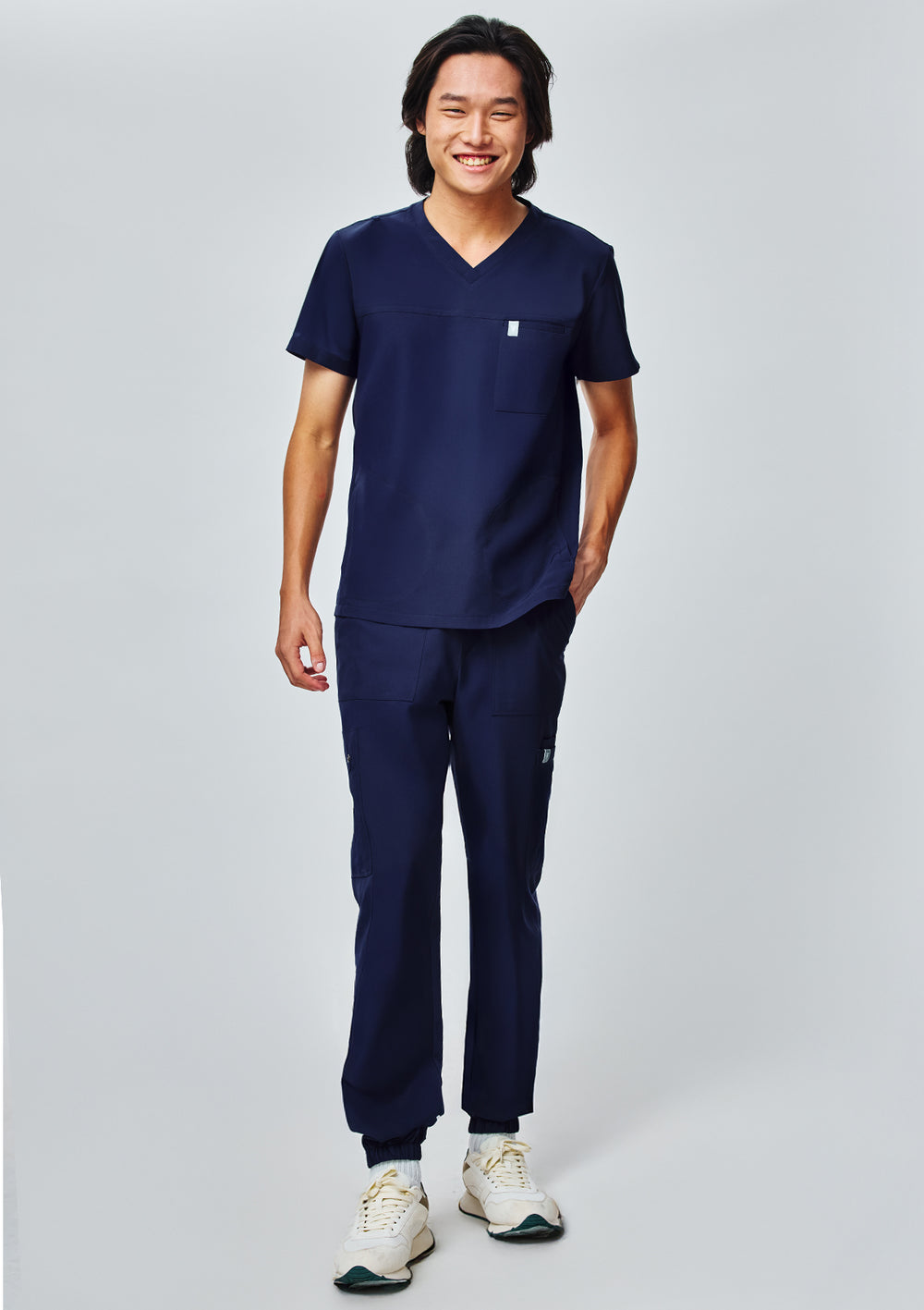 3-Pocket MoveTech® Scrub Top Core+ - Men / Indigo